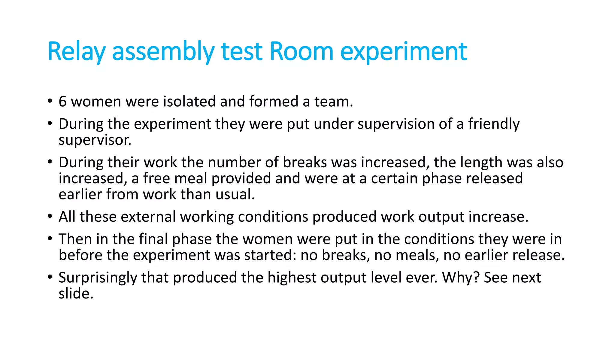 Elton mayo and Management | PPTX