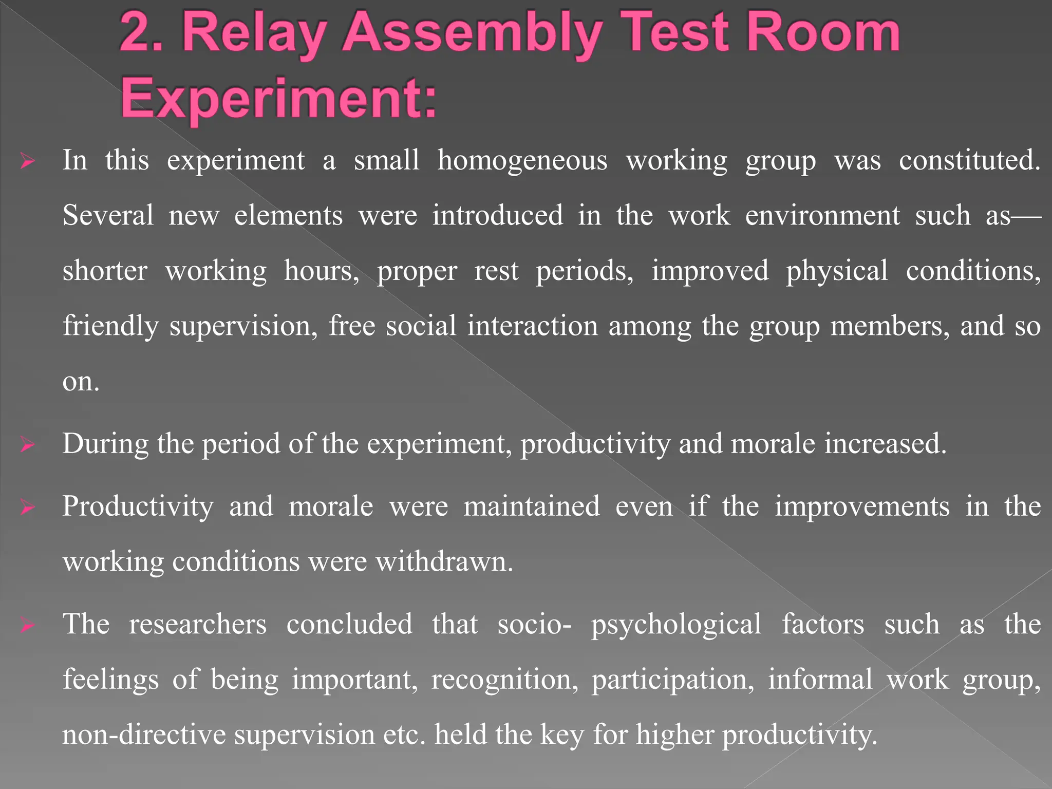 Elton Mayo-Hawthorne Studies | PPT