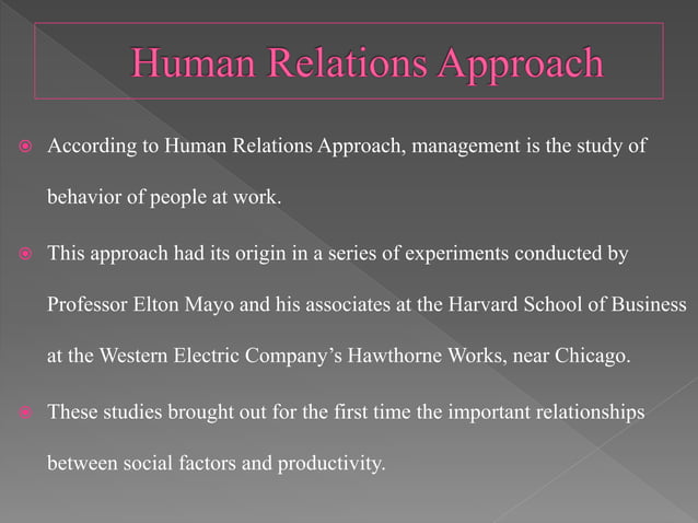 Elton Mayo-Hawthorne Studies | PPT