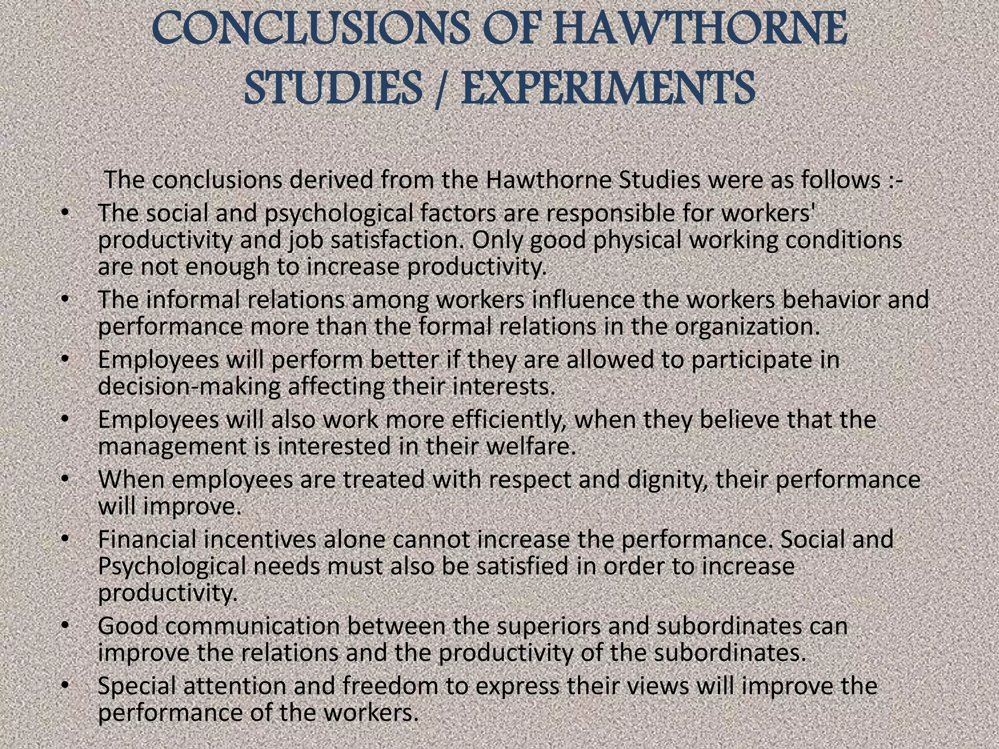 Elton mayo hawthorne experiment | PPTX