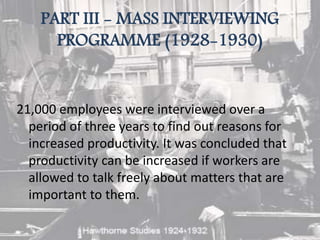 Elton mayo hawthorne experiment | PPTX