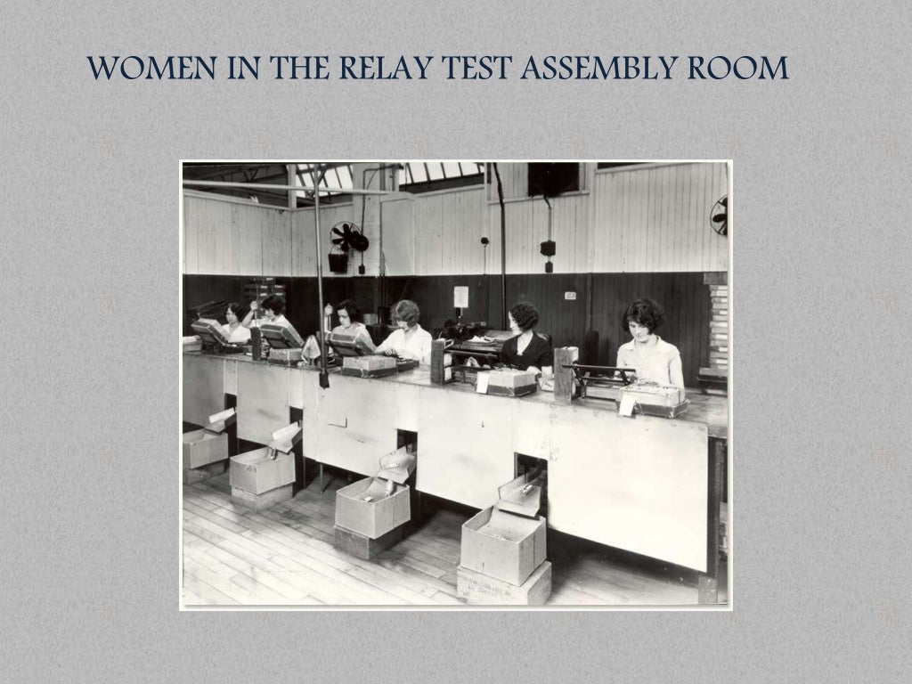 Elton mayo hawthorne experiment
