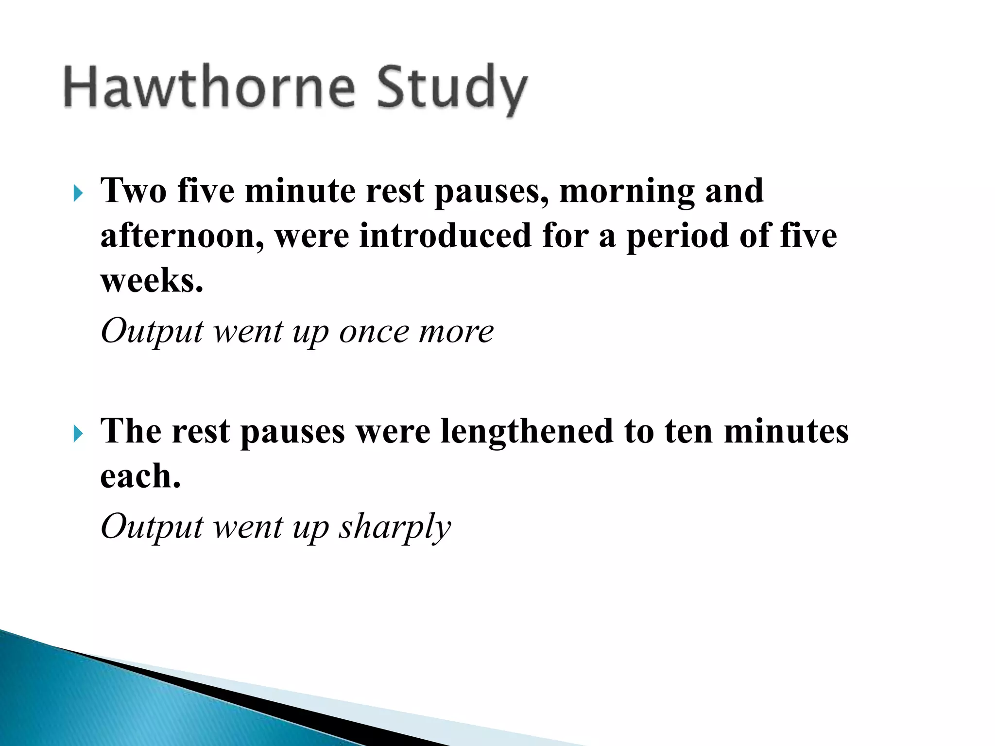 Elton mayo's contribution: Relay's Experiment | PPTX