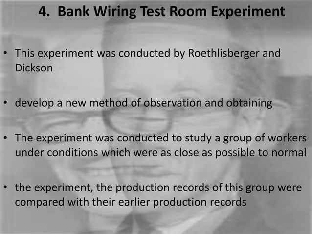 Elton mayo’s hawthorne experiment and it’s contributions to | PPTX ...