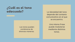 El tono en la escritura | PDF