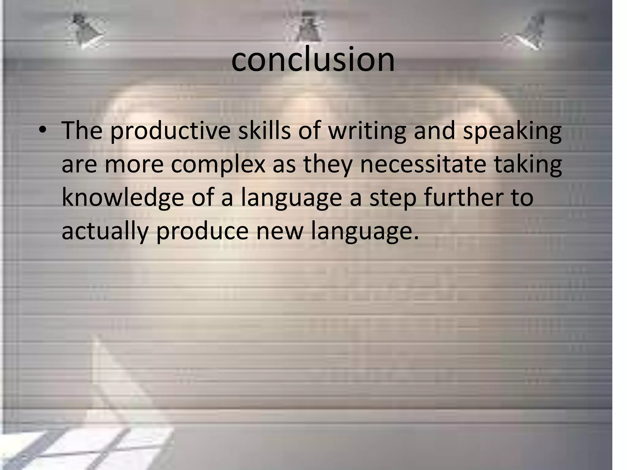 four language skills | PPTX