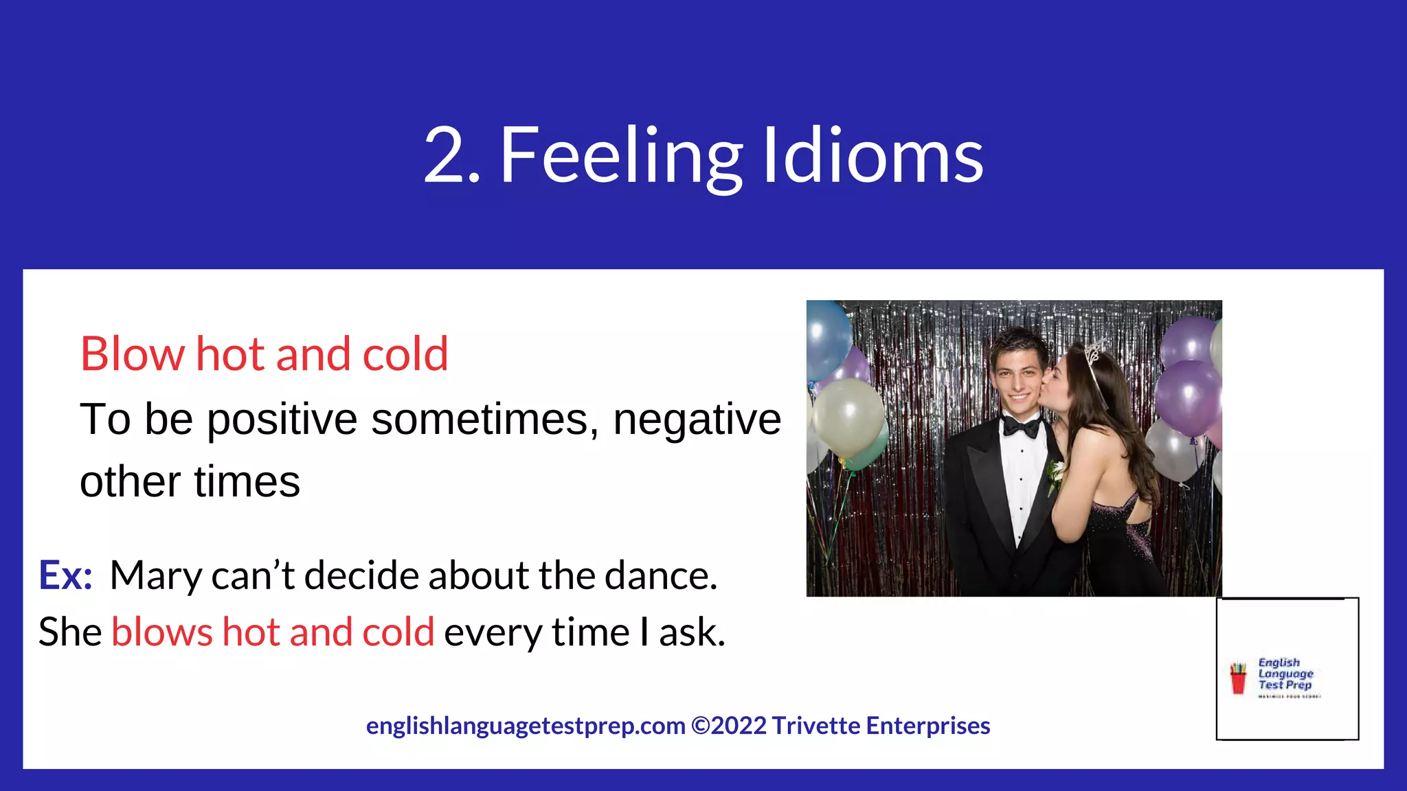 ELTPR028 Vocabulary Lesson 14 - Unctuous, 6 Feelings Idioms | PPT