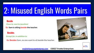 ELTPR042- Salubrious and 6 Misused English Word Pairs | PDF