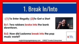 ELTPR046- 3 Break Phrasal Verbs | PDF