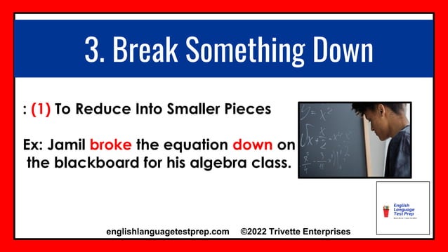 ELTPR046- 3 Break Phrasal Verbs | PPT