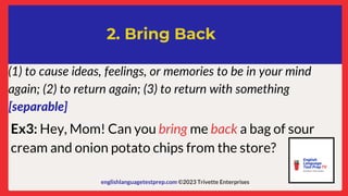 ELTPR052-3 Bring Phrasal Verbs | PDF | Public Radio | Talk Radio