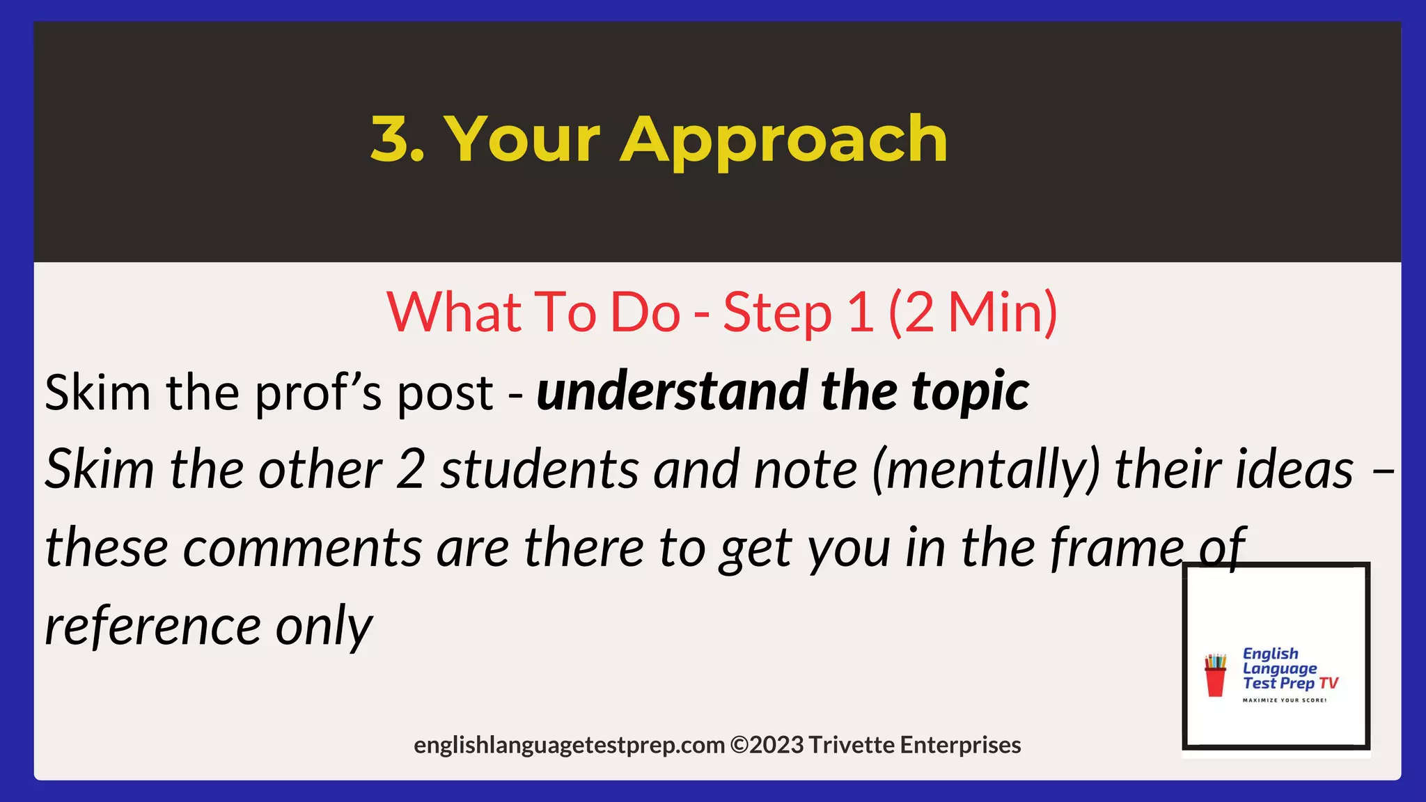 ELTPR055: How to Defeat The New TOEFL Writing Task 2 | PDF | Education