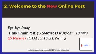 ELTPR055: How to Defeat The New TOEFL Writing Task 2 | PDF | Education