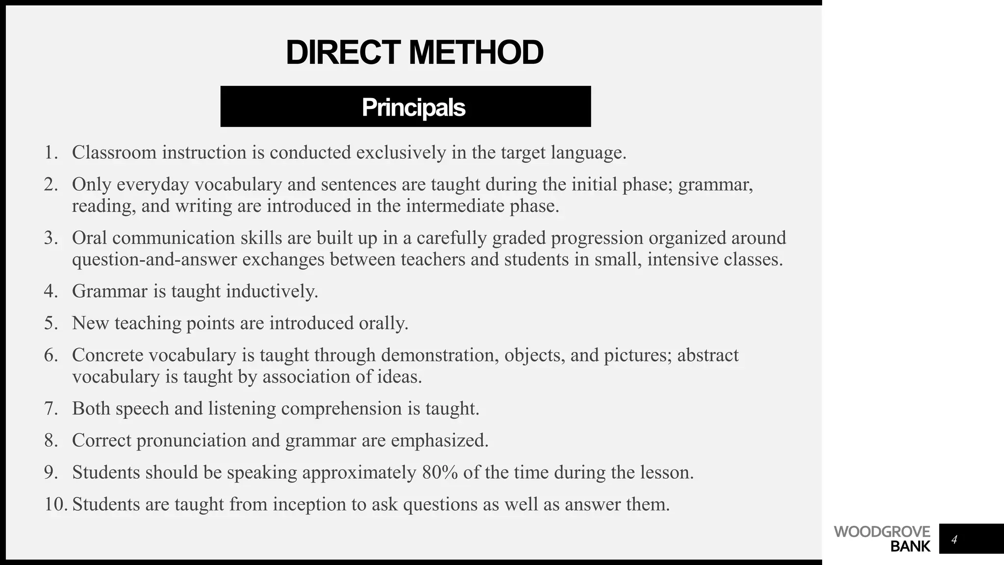 direct method | PPT