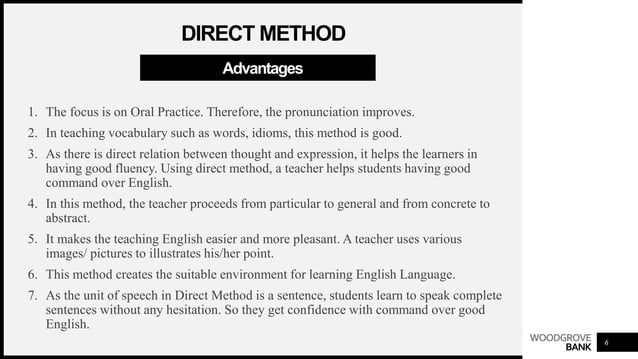 direct method | PPT