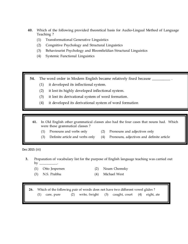 Elt linguistics question analysis | DOCX