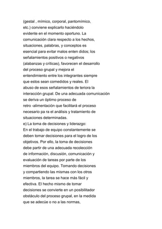 El trabajo en equipo y su operatividad | PDF