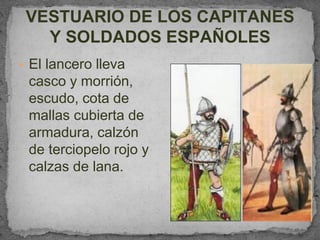 El traje de la conquista y la colonia | PDF