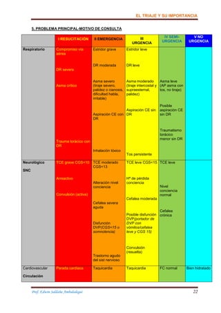 El triage y su importancia | PDF