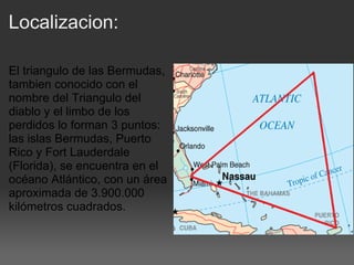El triangulo de las bermudas | PPT