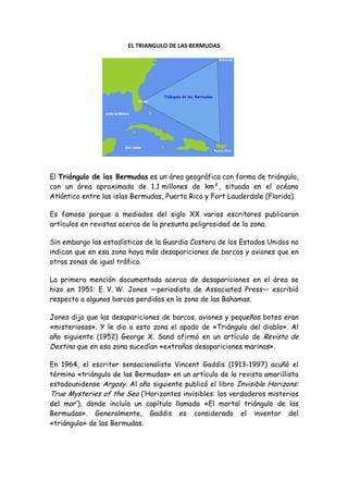 El triangulo de las bermudas | PDF