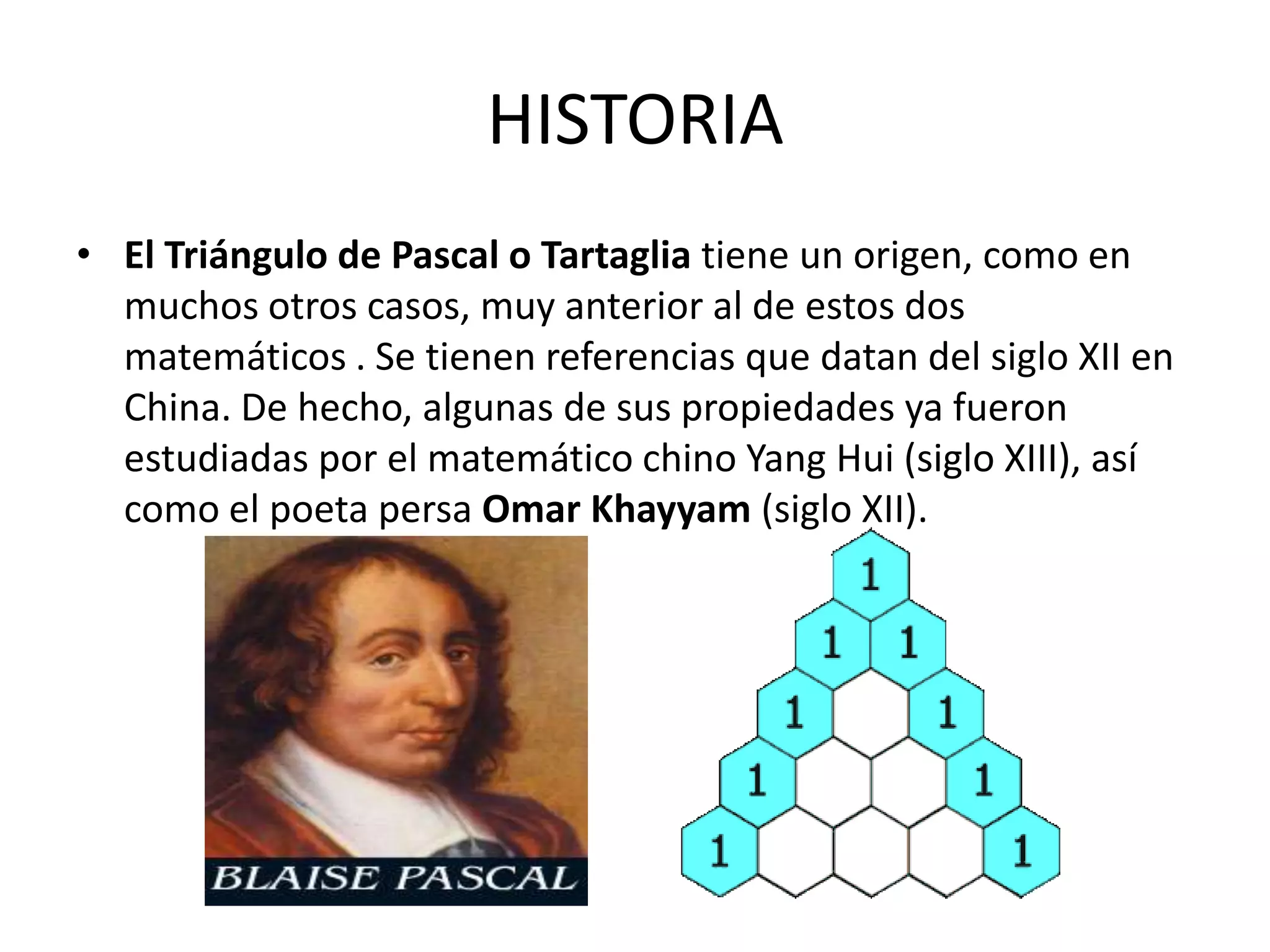 El triangulo de pascal | PPTX