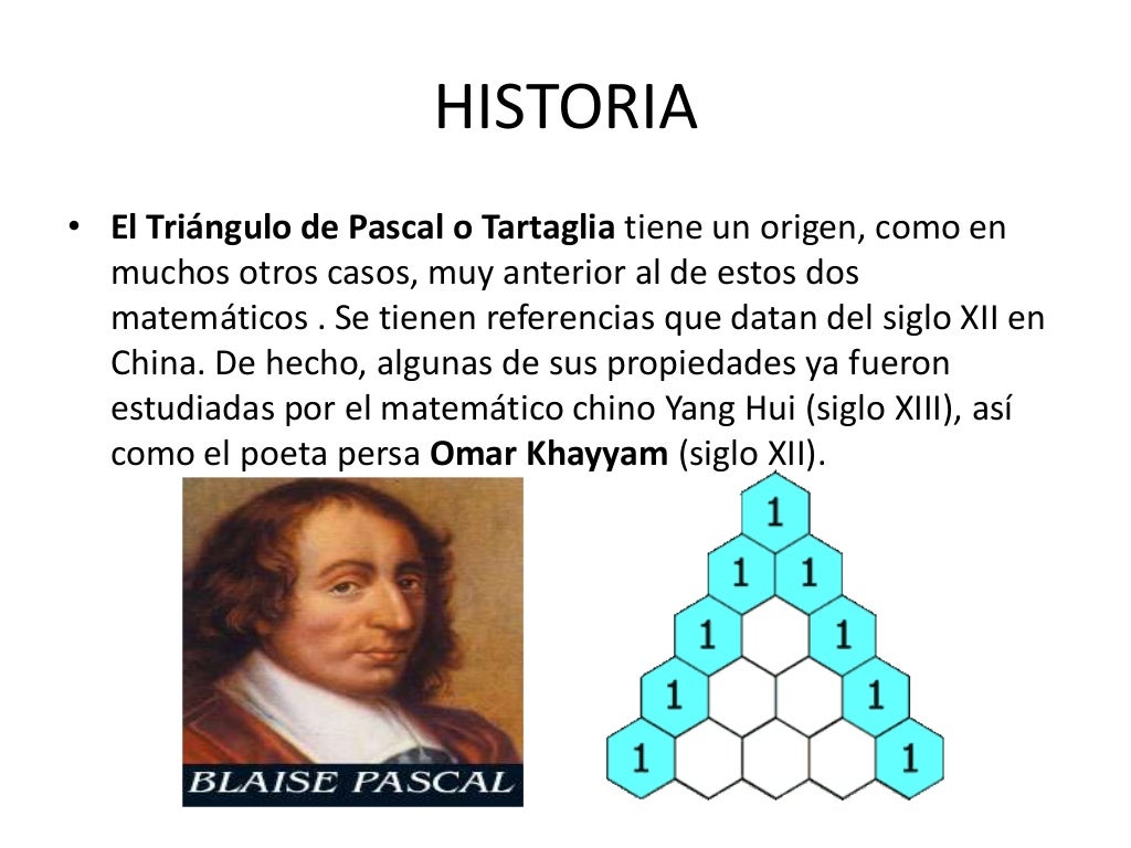 El triangulo de pascal