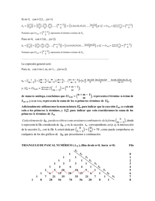 El triangulo de pascal o triangulo aritmetico y sus propiedades o ...