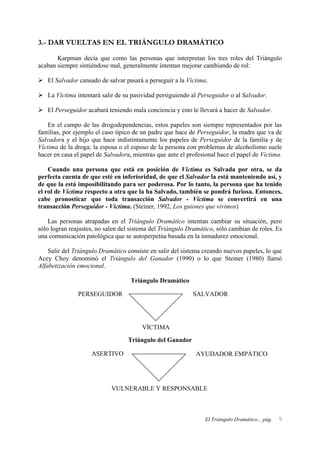 El triangulo dramatico | PDF