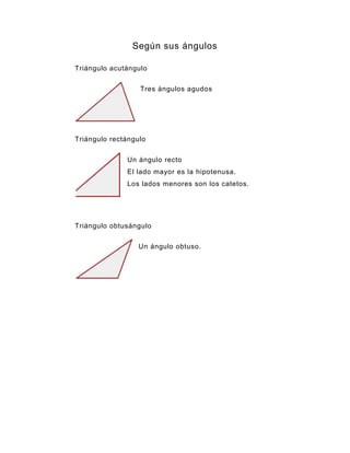 El triángulo | DOCX