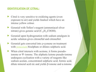 PHYTOCHEMISTRY-ELUCIDATION OF CITRAL-M.PHARM-I-SEMESTER.pptx