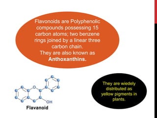 Elucidation of flavonoids | PPTX