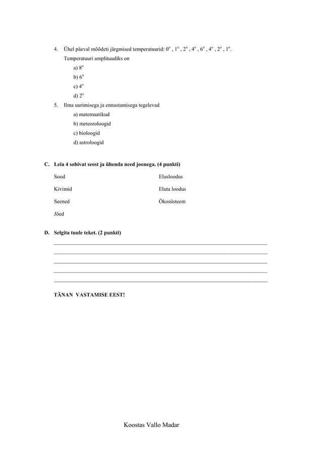 Elukooslus 6. klass | PDF