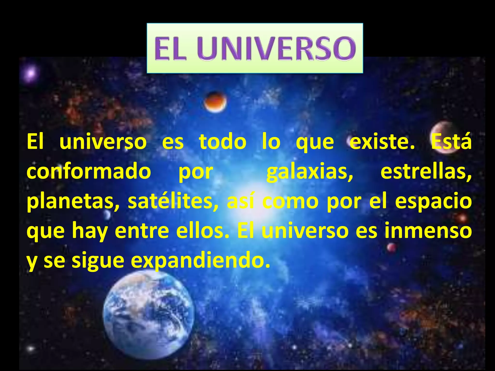 El universo | PPT