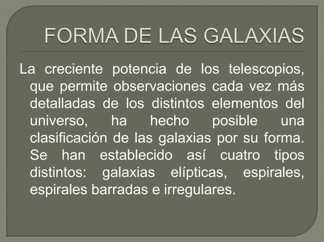 El Universo y sus partes | PPT