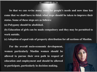 Muslim Women and Education | PPTX