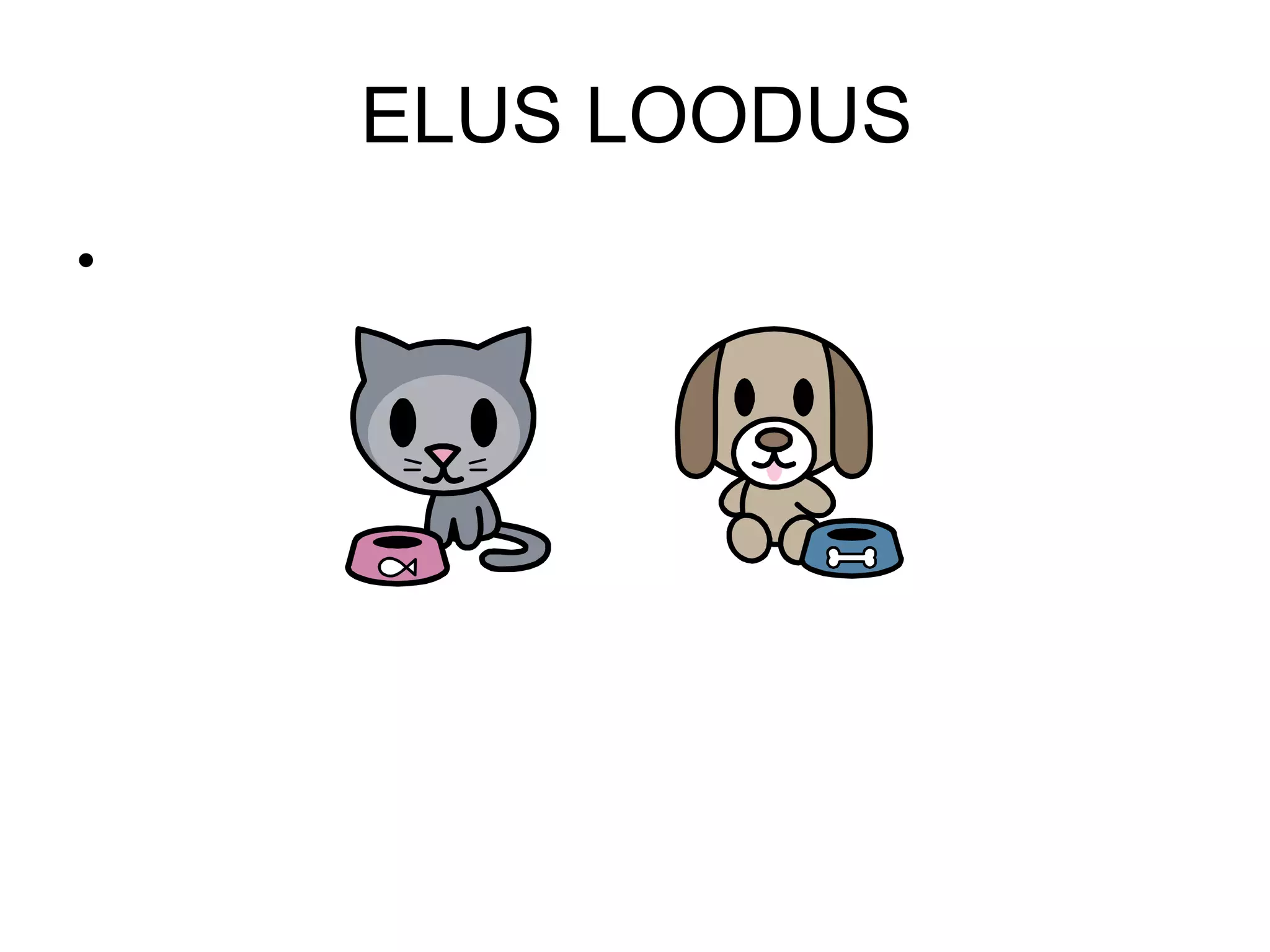 Elus Ja Eluta Loodus | PPT