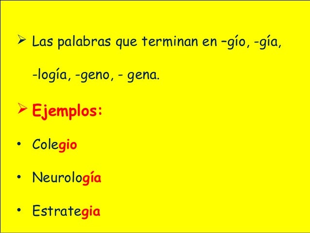 Palabras Que Terminen Con Gia - slingo