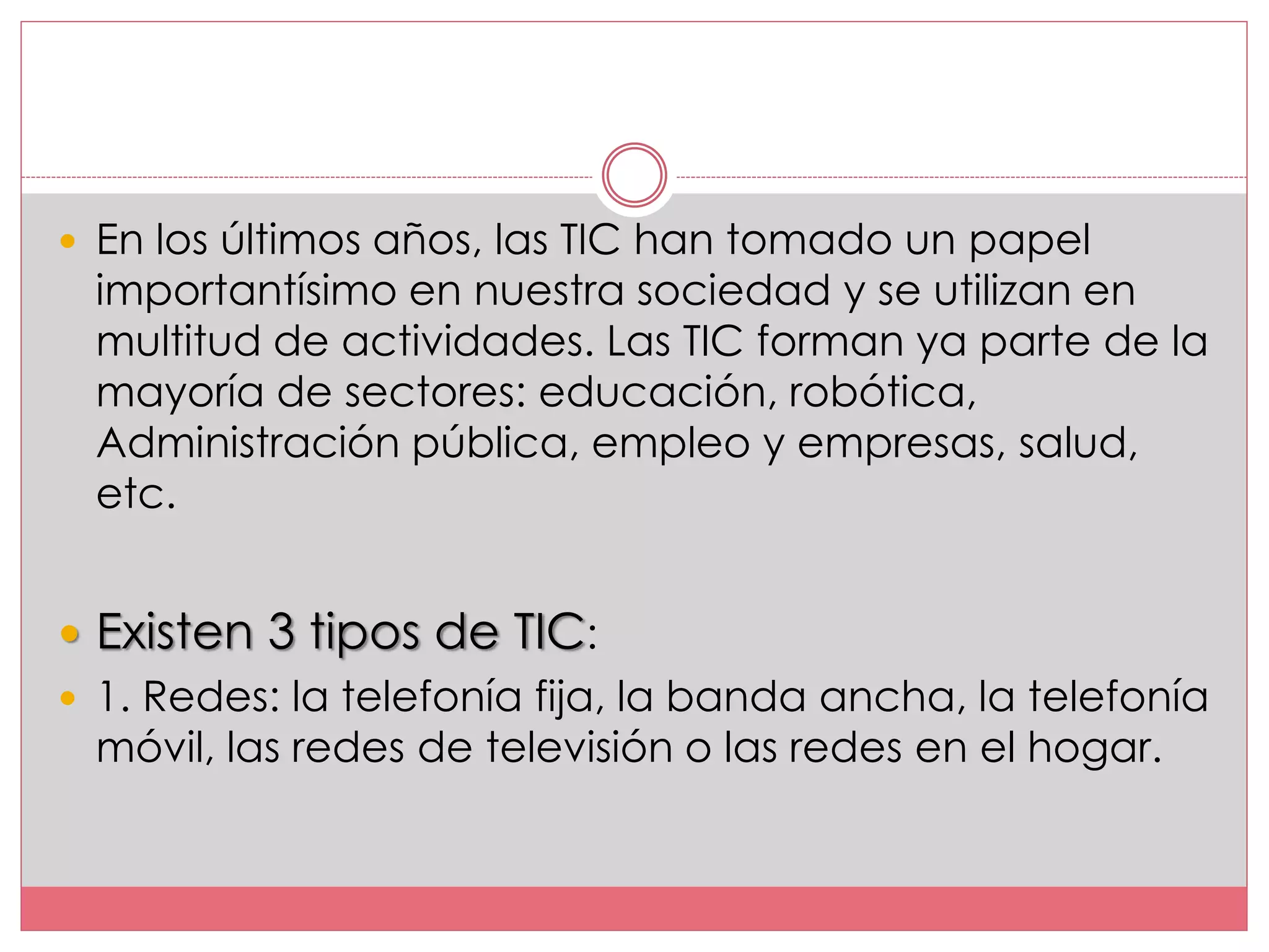 El uso de las tic’s en la actualidad | PPT
