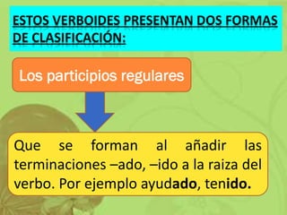 El uso de participios | PPTX
