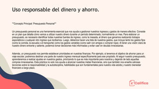 El uso responsable del dinero y el incentivo al ahorro..pptx