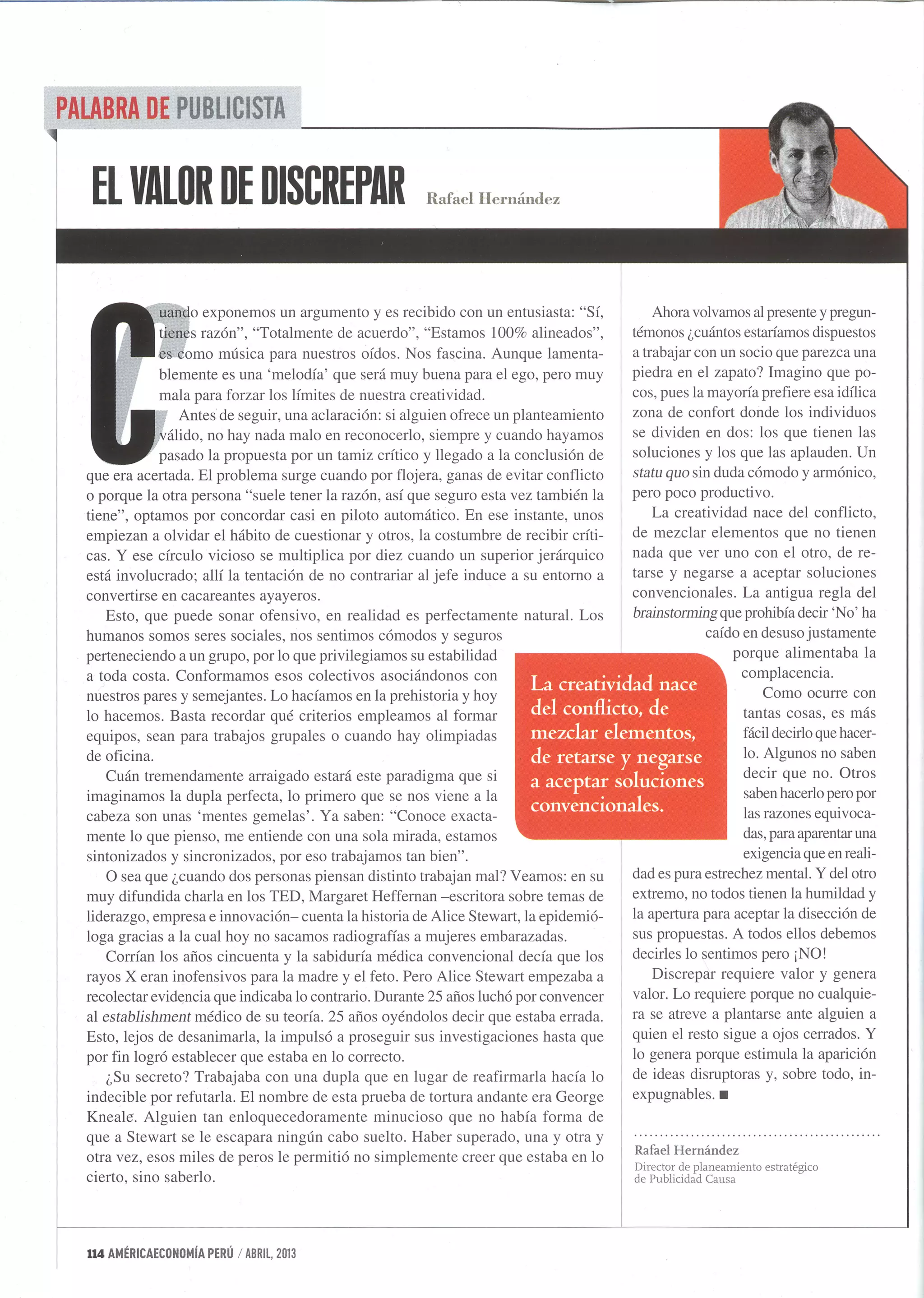 El valor de discrepar | PDF