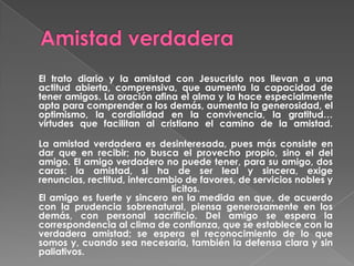 Que Es La Amistad Verdadera