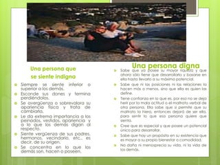 El valor de la dignidad | PPTX