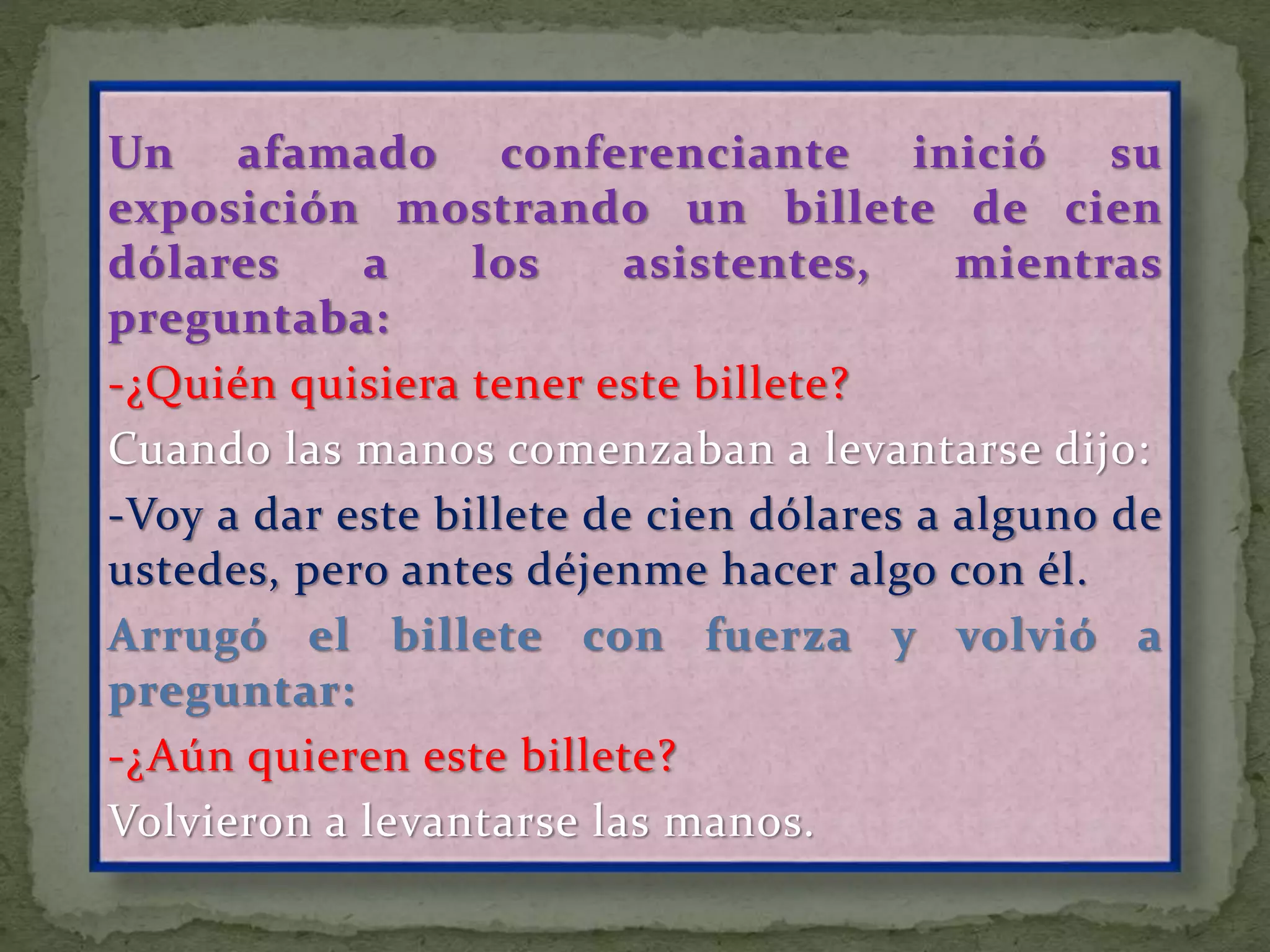 El valor del amor | PPT