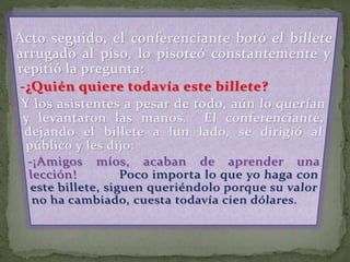 El valor del amor | PPTX