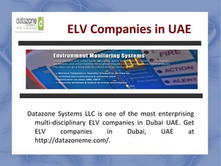 ELV companies in UAE | PPT