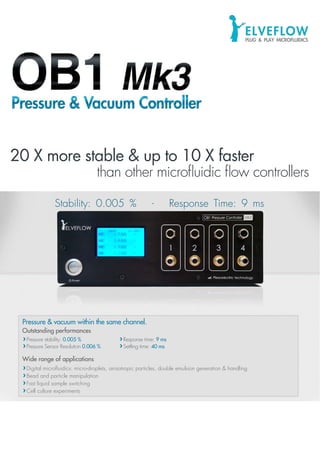 Elveflow instruments 2015[1] | PDF