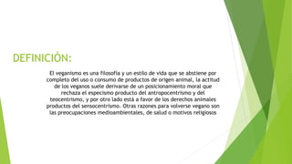 El veganismo | PPTX