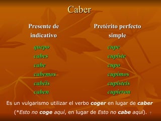 El verbo | PPT